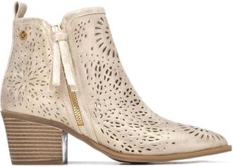 Xti Bottes de cowboy Femme Or - Chaussures confortables et polyvalentes - Mode d&eacute;contract&eacute;e - Mod&egrave;le 14532704 (Taille37)