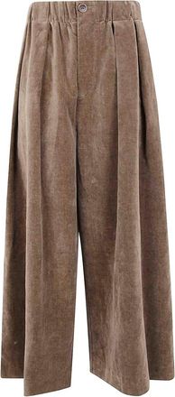 Uma Wang Pantalons D&eacute;contract&eacute;s - Orange