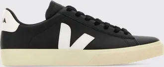 Veja Baskets Campo en cuir O. T. durable avec logo V contrastant