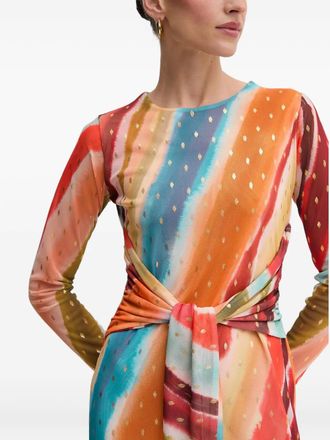 Never Fully Dressed Maxikleid mit Knoten - Orange