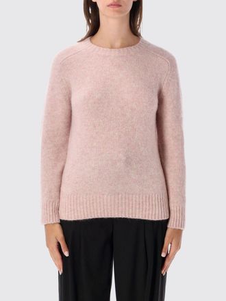SOEUR Pull slim &agrave; col rond en m&eacute;lange de laine et alpaga &agrave; manches longues