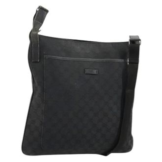 Gucci Sac bandouli&egrave;re vintage GG Canvas Pre-owned - Femme - Pre-owned - Noir - Taille: ONE Size