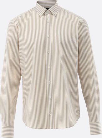 van Laack Button-Down Hemd gestreift mit extralangem Arm