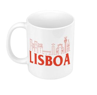 Fabulous Keramische Becher 325ml Lisboa Minimalist Lissabon Portugal Reisen Tourismus