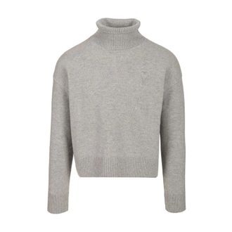 Ami Herren, Strickwaren, Grau, LGr&ouml;&szlig;e