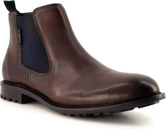 Bugatti Herren Chelsea Boots braun Glattleder