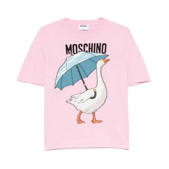 Moschino T-Shirt - - Tops - Damen - Rosa - S