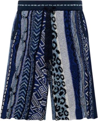 Laneus Homme, Shorts, Multicolore, Taille: S Short &agrave; Cordon de Serrage &agrave; Motifs