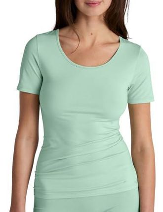 CALIDA Natural Comfort T-Shirt, col Rond Femmes, en Coton de Haute qualit&eacute;, avec Une Brillance Naturelle et Un Toucher Lisse