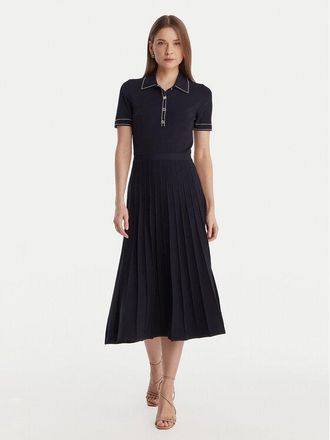 Michael Kors Strickkleid MR683C0BFD Dunkelblau Slim Fit