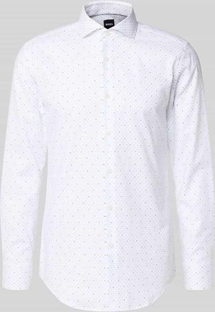 HUGO BOSS Regular Fit Businesshemd aus reiner Baumwolle