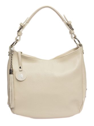 Anna Luchini Beige Rindsledertasche