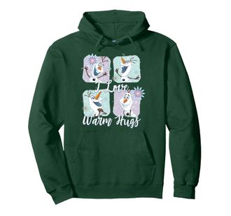 Disney Frozen Olaf I Love Warm Hugs Panels Pullover Hoodie