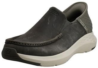 Skechers Chaussures &agrave; enfiler Parson Oswin pour homme, vert olive, 44 EU