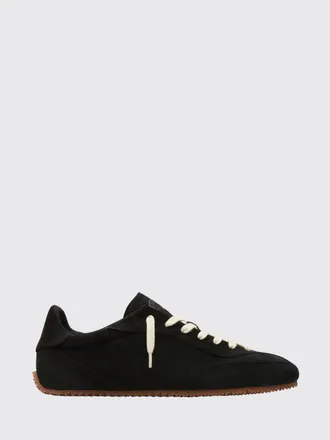 Axel Arigato Baskets Daze Runner en daim noir avec logo imprim&eacute;