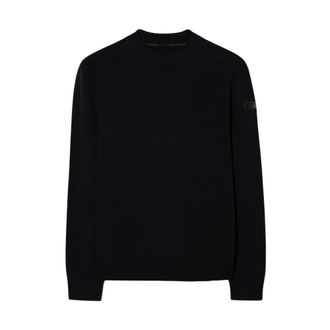 Roberto Ricci Design Pull en coton &agrave; col rond - Homme - Pulls - Noir - Taille: M