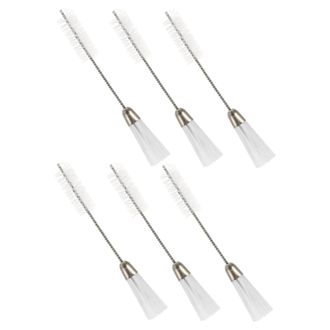 Lurrose 6 Stück Teiliges Nähmaschinen Reinigungsbürsten Doppelkopf Bürsten für Flusen Staub Reinigung von Schwer Erreichbaren Stellen Haushalt Multifunktional