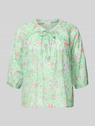 Milano Regular Fit Bluse mit 3/4-Arm