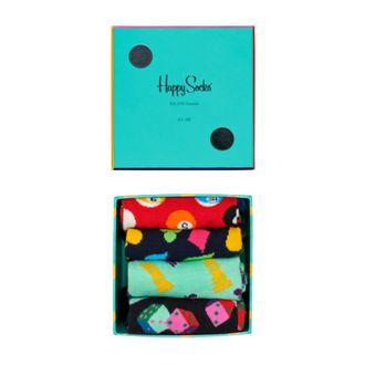 Happy Socks Unisex 4-pack Game Night Box Socken, Gemischt, 36-40 EU