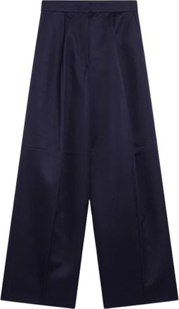 Sportmax Femme, Pantalons, Violet, Taille: 36 FR Aller1234 Pantalon Large Taille Basse Oversize