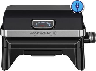Campingaz Barbecue &eacute;lectrique 2200 W - Surface de cuisson 48 x 26 cm - Thermostat r&eacute;glable et couvercle - Nettoyage facile - Utilisation int&eacute;rieure