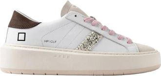 D.A.T.E. D.a.t.e., Femme, Chaussures, Blanc, Taille: 38 EU Hill Platform