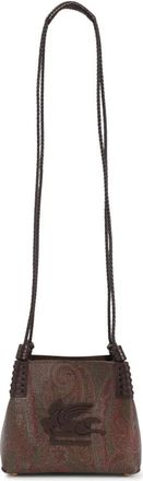 Etro Etro Hobo Bags - Arnica Xs Shoulder Bag In Signature Brown Canvas - Gr. unisize - in Grau - f&uuml;r Damen