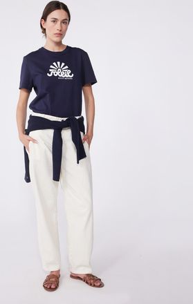 Petit Bateau Damen A0CSK Kurzärmeliges T-Shirt, Blau, S