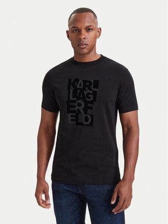 Karl Lagerfeld T-Shirt 755042 564235 Schwarz Regular Fit