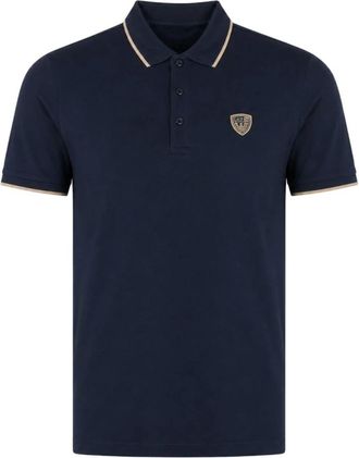 Blauer Homme, Tops, Bleu, Taille: S Damon Polo