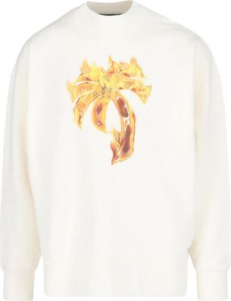 Palm Angels Sweatshirt - Weiß