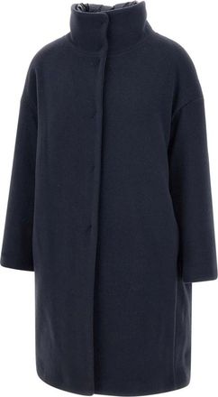 Herno Femme, Manteaux, Bleu, Taille: 44 FR Resort Coat