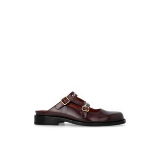 Marni Leder-Pantoletten - - Shoes - Damen - Rot - 35 1/2 EU