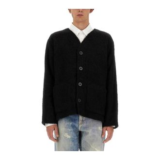 Our Legacy Mohair-Mischung Cardigan - - Knitwear - Herren - Schwarzk - L