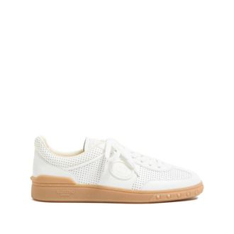 Valentino Garavani Homme, Chaussures, Blanc, Taille: 41 EU Baskets Blancs en Soie & Nylon