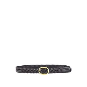 Tom Ford Geflochtener Leder Ovalg&uuml;rtel - - Accessories - Damen - Schwarzk - 105 CM