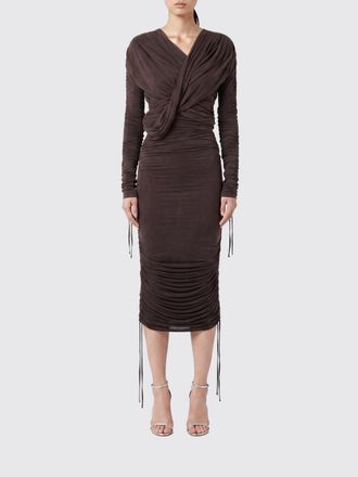 Balmain Kleid BALMAIN Damen Farbe Braun