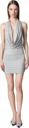 Twentyfourhaitch Femme, Robes, Gris, Taille: 36 FR Kuta Mini
