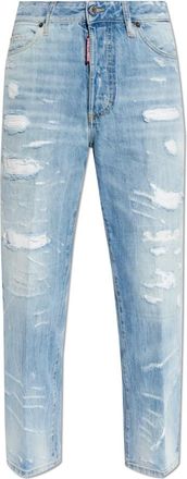 Dsquared2 Femme, Jeans, Bleu, Taille: 36 FR Boston Jeans