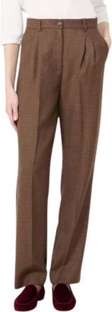 Max Mara Pantalone Donna Weekend - Femme - Pantalons - Brun - Taille: 34 FR