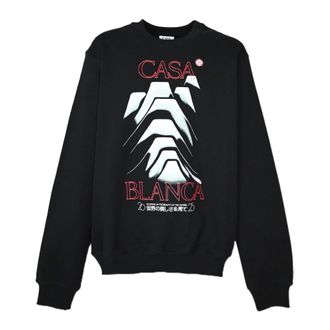 Casablanca Herren, Sweatshirts & Hoodies, Schwarzk, MGr&ouml;&szlig;e