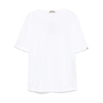 Herno Femme, Tops, Blanc, Taille: 42 FR T-shirt en coton
