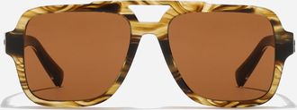 Dolce & Gabbana Sartoria Sunglasses - Mann Neuheiten Striped Brown Onesize