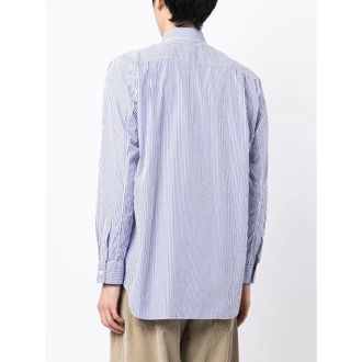 Comme Des Gar&ccedil;ons Strip Shirt - Blue