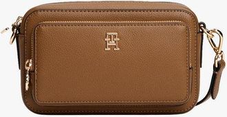 Tommy Hilfiger Sac bandouli&egrave;re effet cuir avec logo