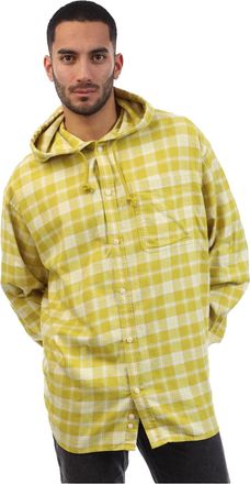 Diesel Hemd f&uuml;r Herren/Damen Unisex, mit Kapuze, Regul&auml;r, Lang&auml;rmlig (Gelb)