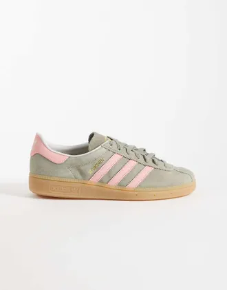 adidas Originals Muenchen - Baskets - Vert et rose