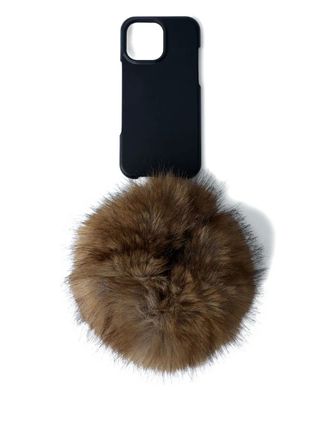 Balenciaga logo-embossed iPhone 16 Pro Max case - Schwarz