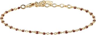 Agatha Ruiz De La Prada Bracelet Smarty doré et bordeaux