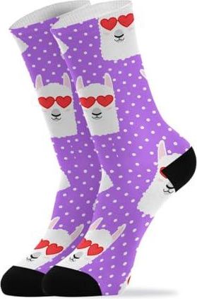 Generic Lama Tombant Amoureux Chaussettes Unisex Chaussettes Sport Classiques Chaussette Homme Pour Adulte Bureau Ado 40Cm